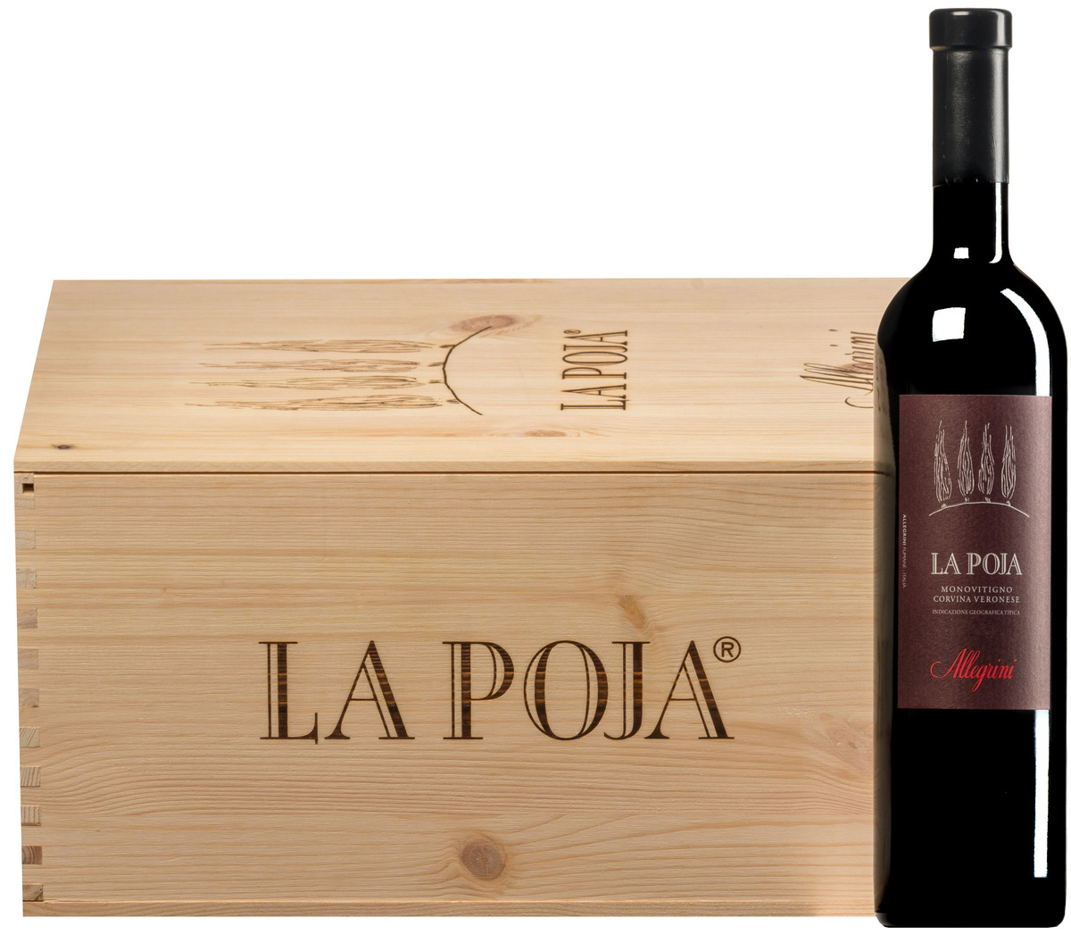 "La Poja" Corvina Veronese IGT 2018 6 Flaschen in Original-Holzkiste ...
