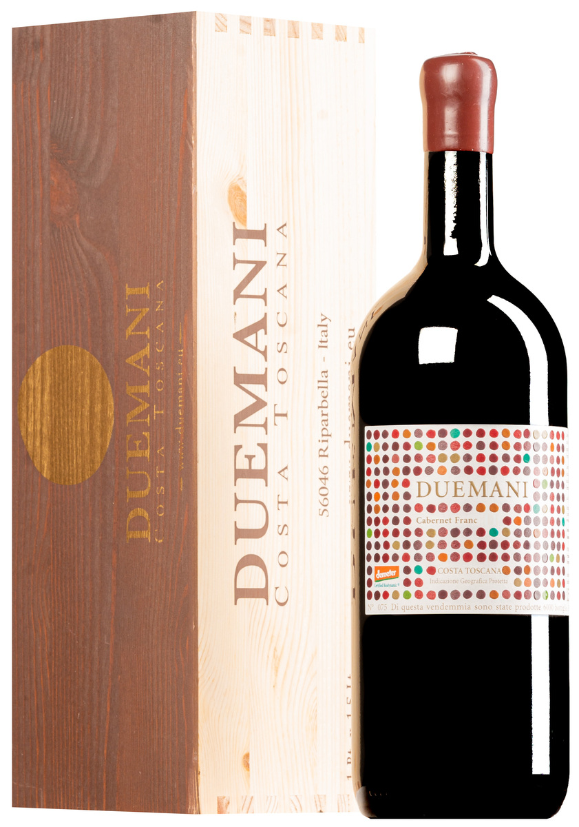 "DUEMANI" Cabernet Franc Costa Toscana IGP 2019 (BIO) MAGNUM in OWC | Tuscany | Superiore.de