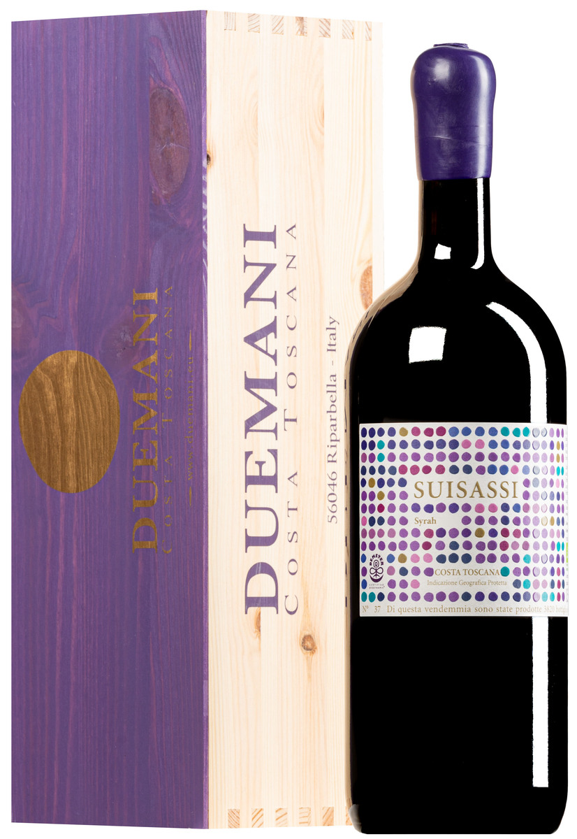 "SUISASSI" Syrah Rosso Costa Toscana IGP 2020 (BIO) MAGNUM in Original-Holzkiste | Toskana ...