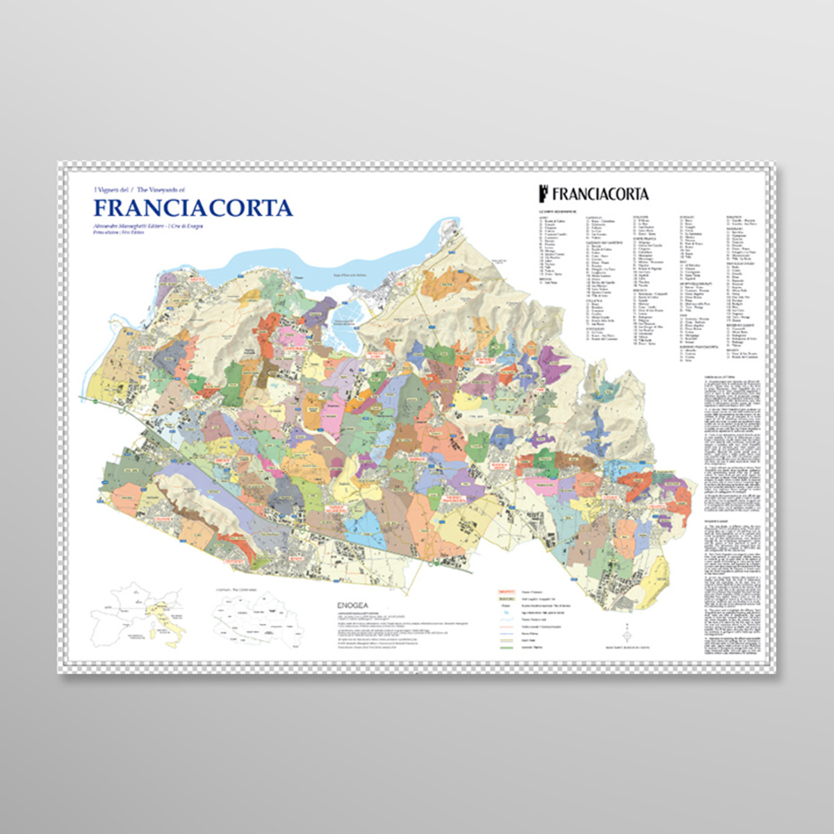 ENOGEA Karte "Franciacorta" (EN/IT) | Superiore.de